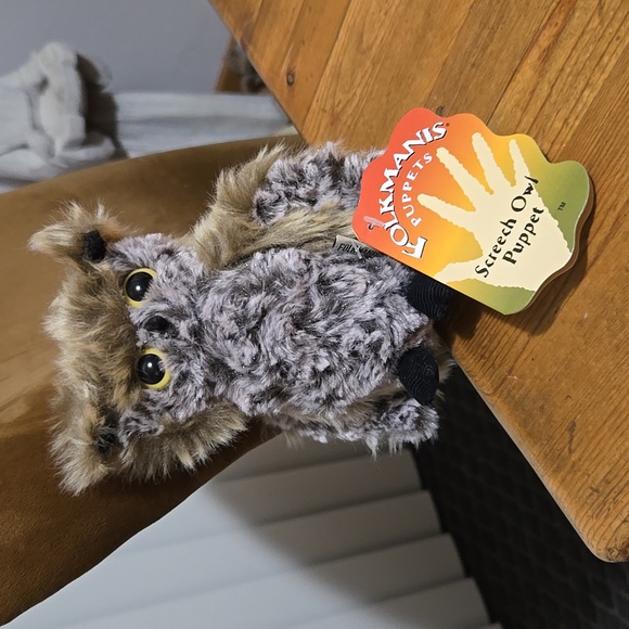Folkmanis Puppets | Toys | Folkmanis Hand Puppet Screech Owl 6 Moveable ...